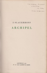 Catalogus 67: J. Slauerhoff | antiquariaat Fokas Holthuis